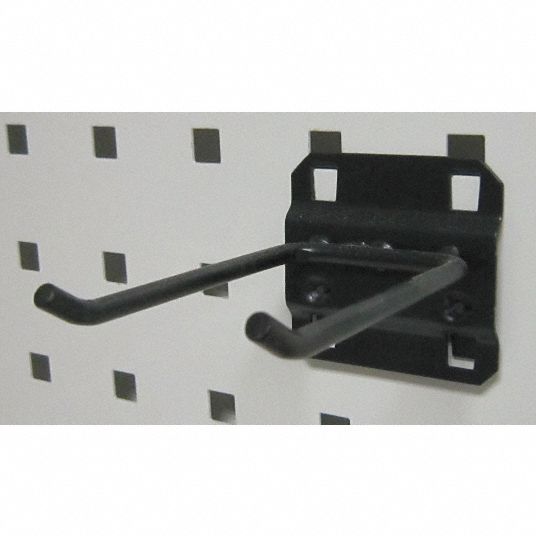 Double Rod Pegboard Hook, PK 5 - Grainger
