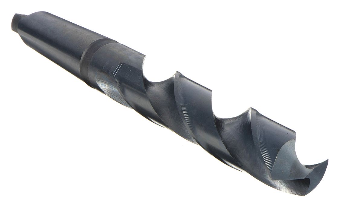 WESTWARD, 27/32 in Drill Bit Size, 6 1/8 in Flute Lg, Taper Shank Drill ...