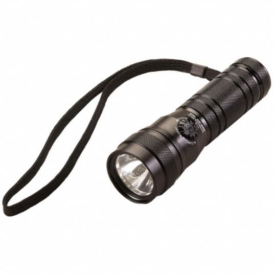 Handheld Flashlight: AAA Battery, LED, 5.38 in Lg, 50 lm Max Lumens ...
