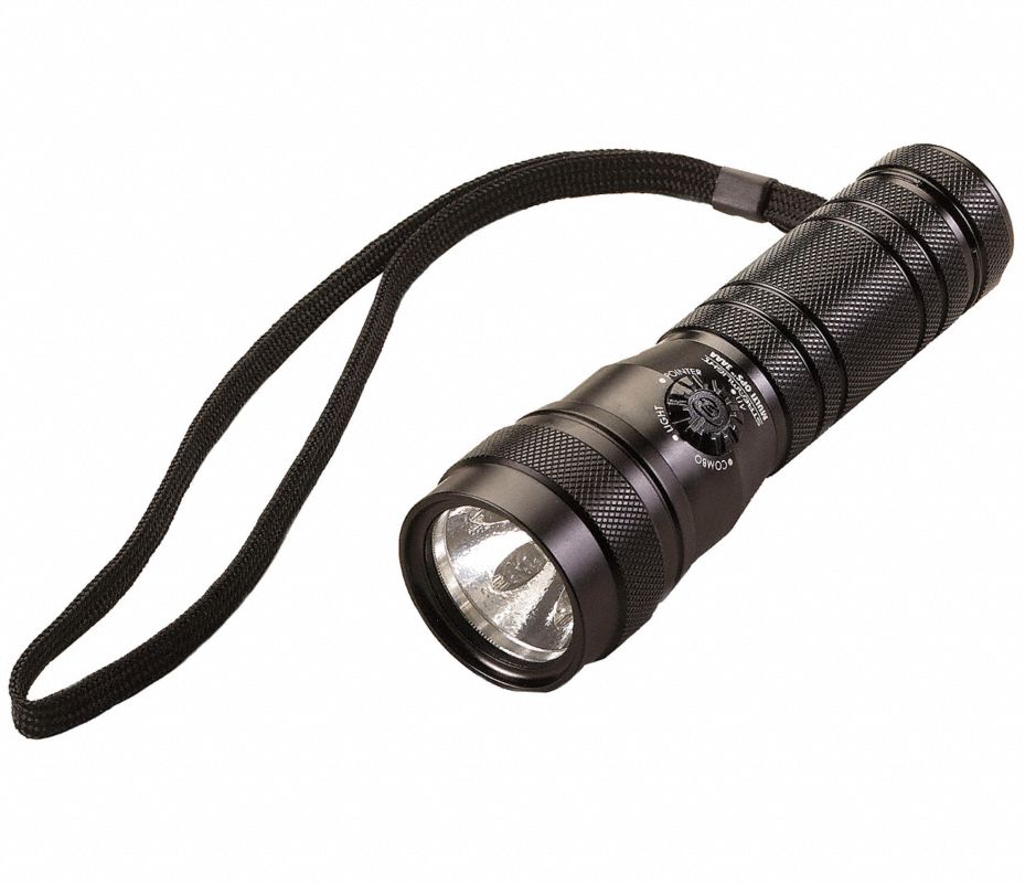 STREAMLIGHT Linterna Manual LED Industrial Aluminio 50 Lúmenes Negro ...