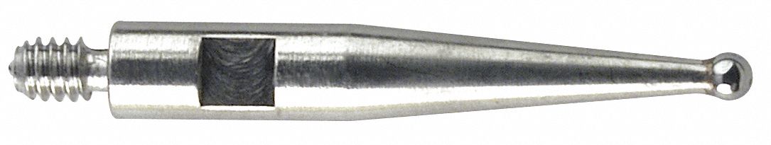TESA BROWN & SHARPE Dial Test Indicator Stylus, Contact Point Thread ...