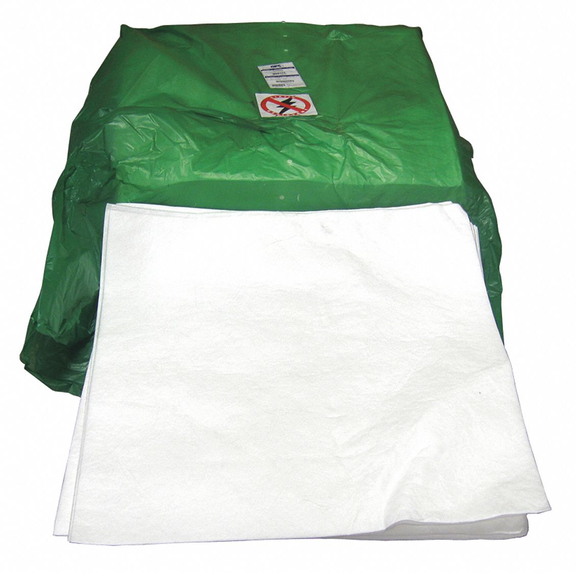 BRADY SPC ABSORBENTS, 30 in x 30 in Pad Size (L x W), Polypropylene ...