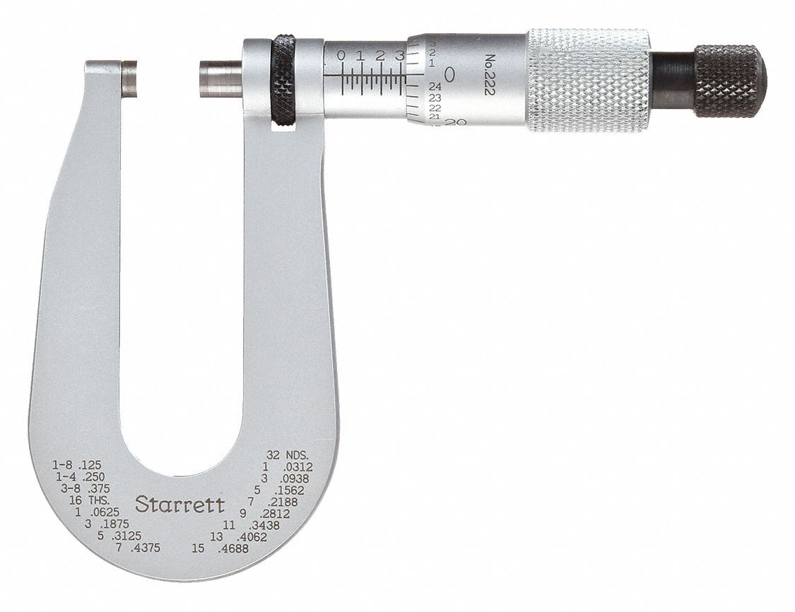 STARRETT, Mechanical, 0.001 in Resolution, Digital Sheet Metal ...