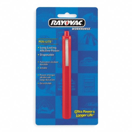 Flashlight,2 AAA,Red - Grainger