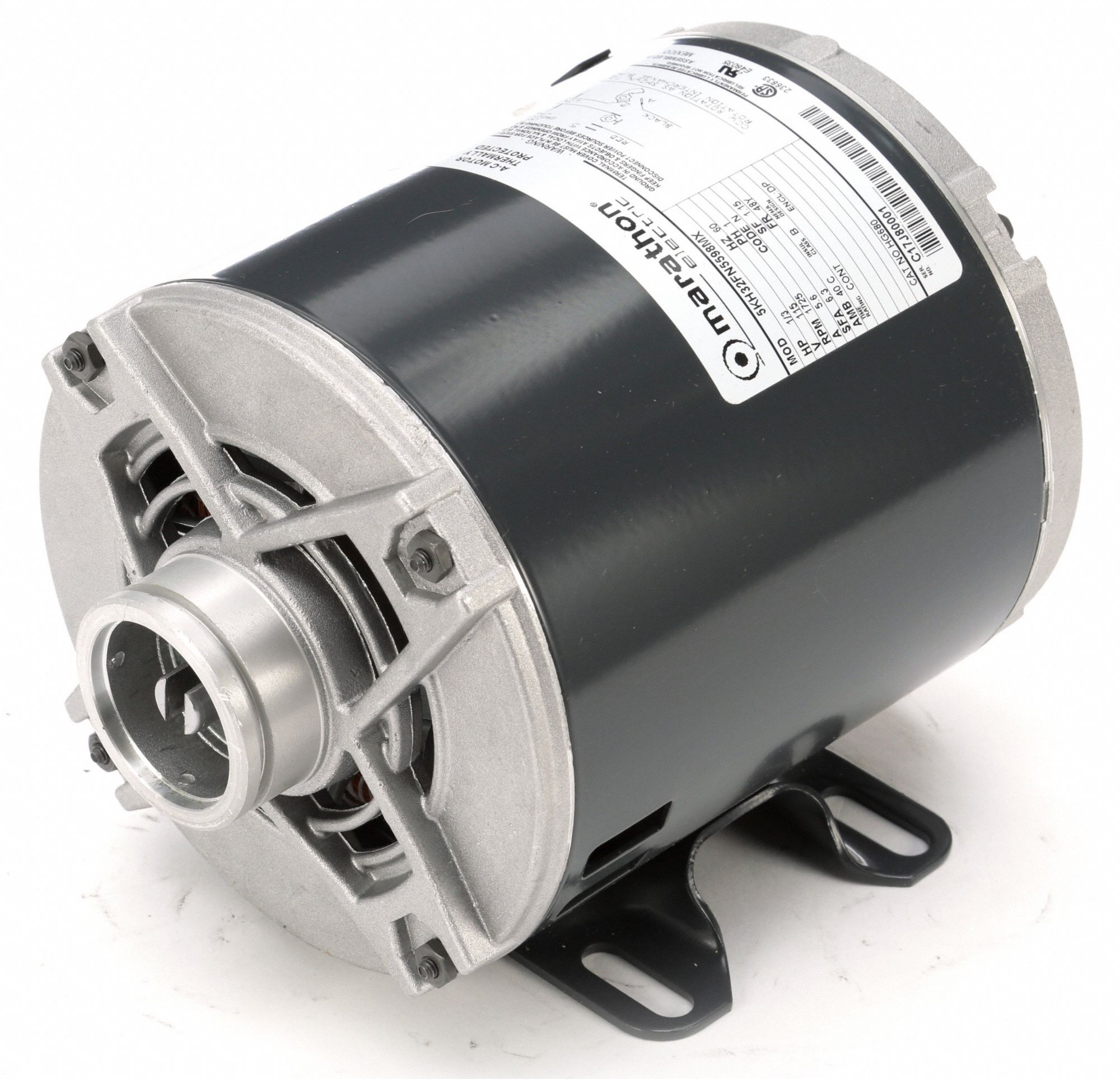 MARATHON MOTORS Carbonator Pump Motor: Rigid Base Mounting, 1/3 HP ...
