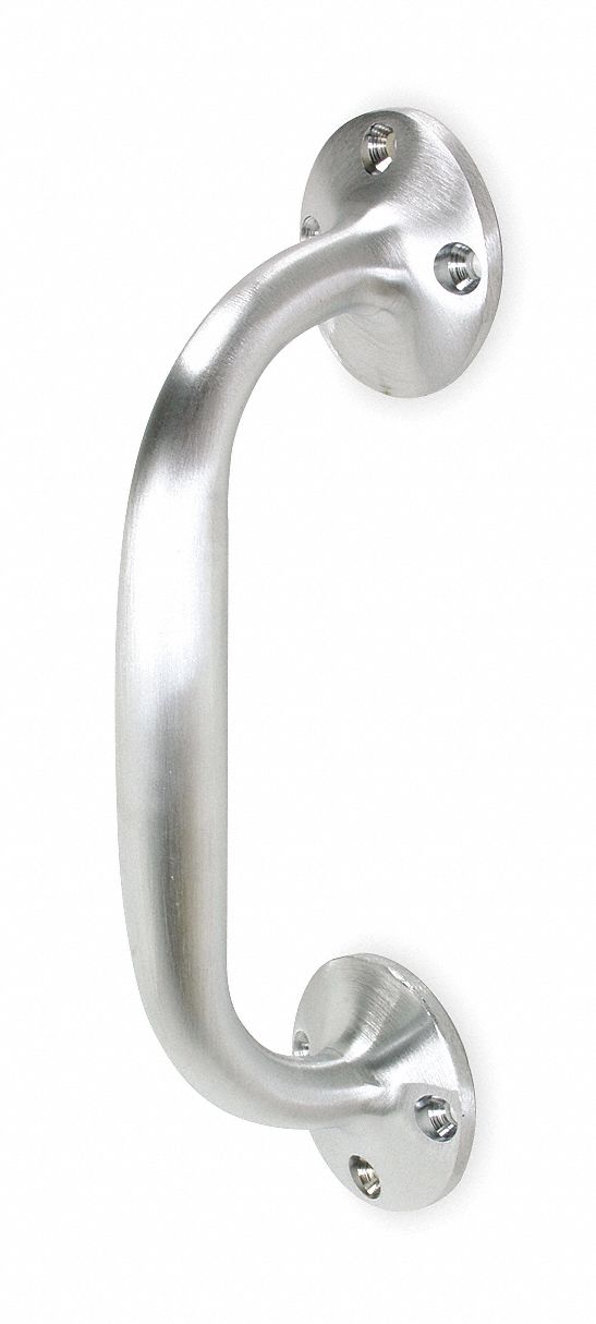 ROCKWOOD, 7 1/2 in Ht, Chrome, Door Pull Plate - 5U626|5U626 - Grainger