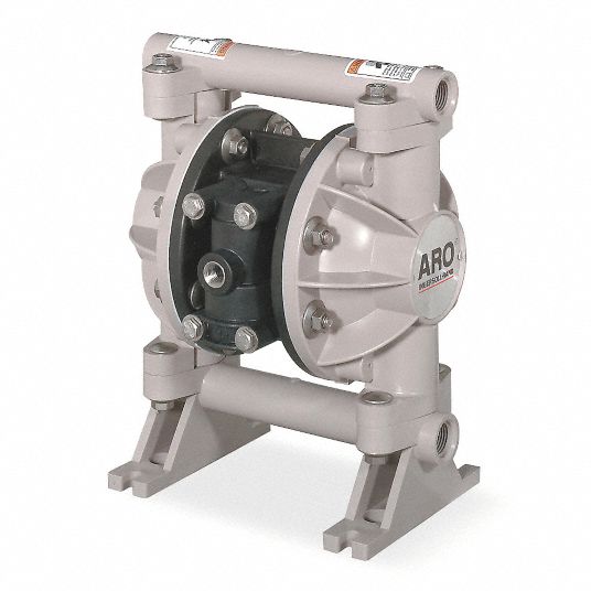 INGERSOLL RAND / ARO, PTFE, Polypropylene, Double Diaphragm Pump - 5U670|66605J-344 - Grainger