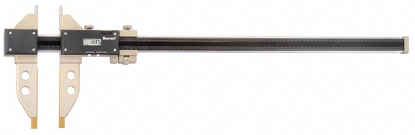 STARRETT, 0 in to 24 in /0 mm to 600 mm, Inch/Metric, Long Range ...