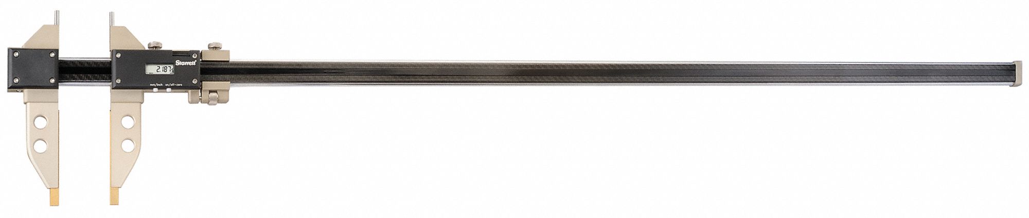 STARRETT, 0 in to 40 in /0 mm to 1,000 mm, Inch/Metric, Long Range ...