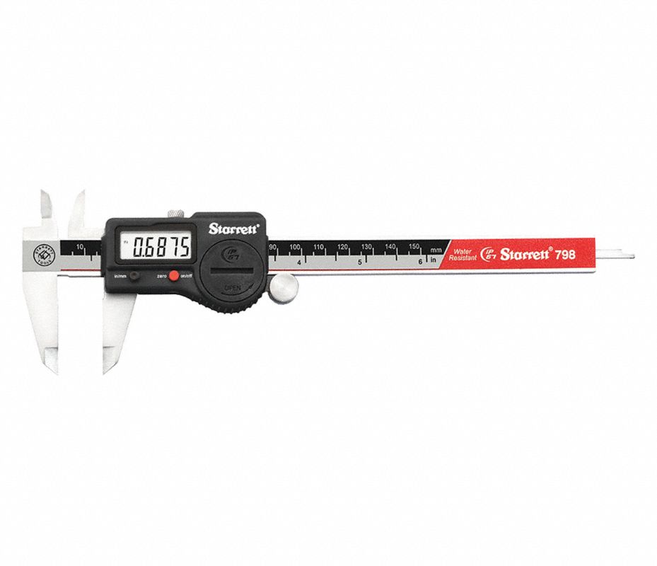 STARRETT Calibrador Digital 6 pulgadas 4 Vías Acero Inoxidable - 5UAT8 ...