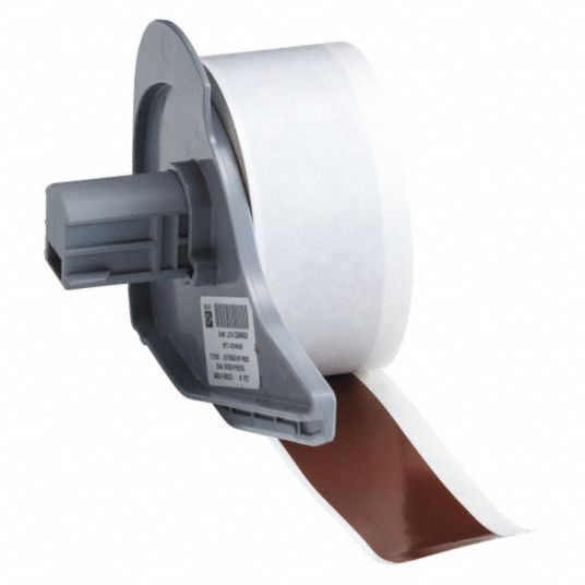 1 in x 50 ft, Vinyl, Continuous Label Roll - 5UCH7|M71C-1000-595-BR ...