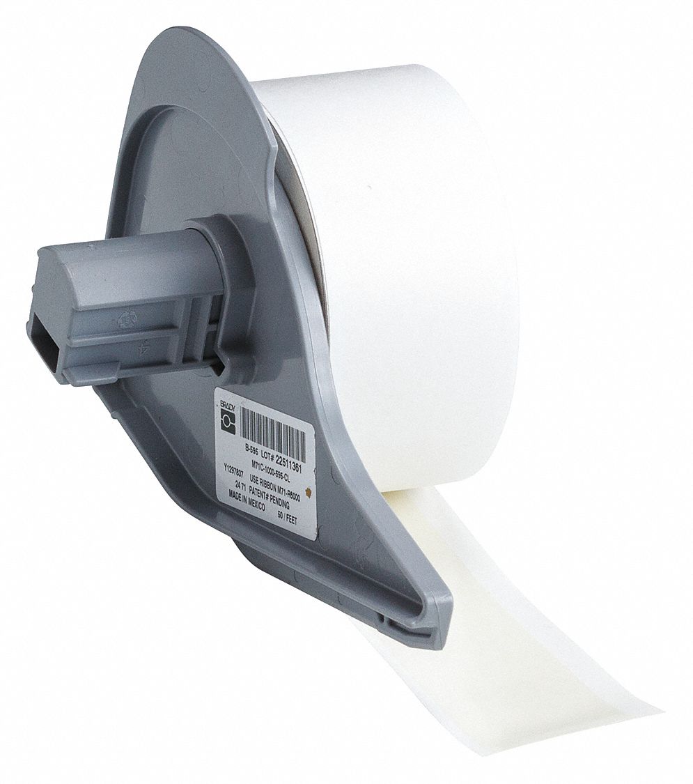 1 in x 50 ft, Vinyl, Continuous Label Roll - 5UCH8|M71C-1000-595-CL ...