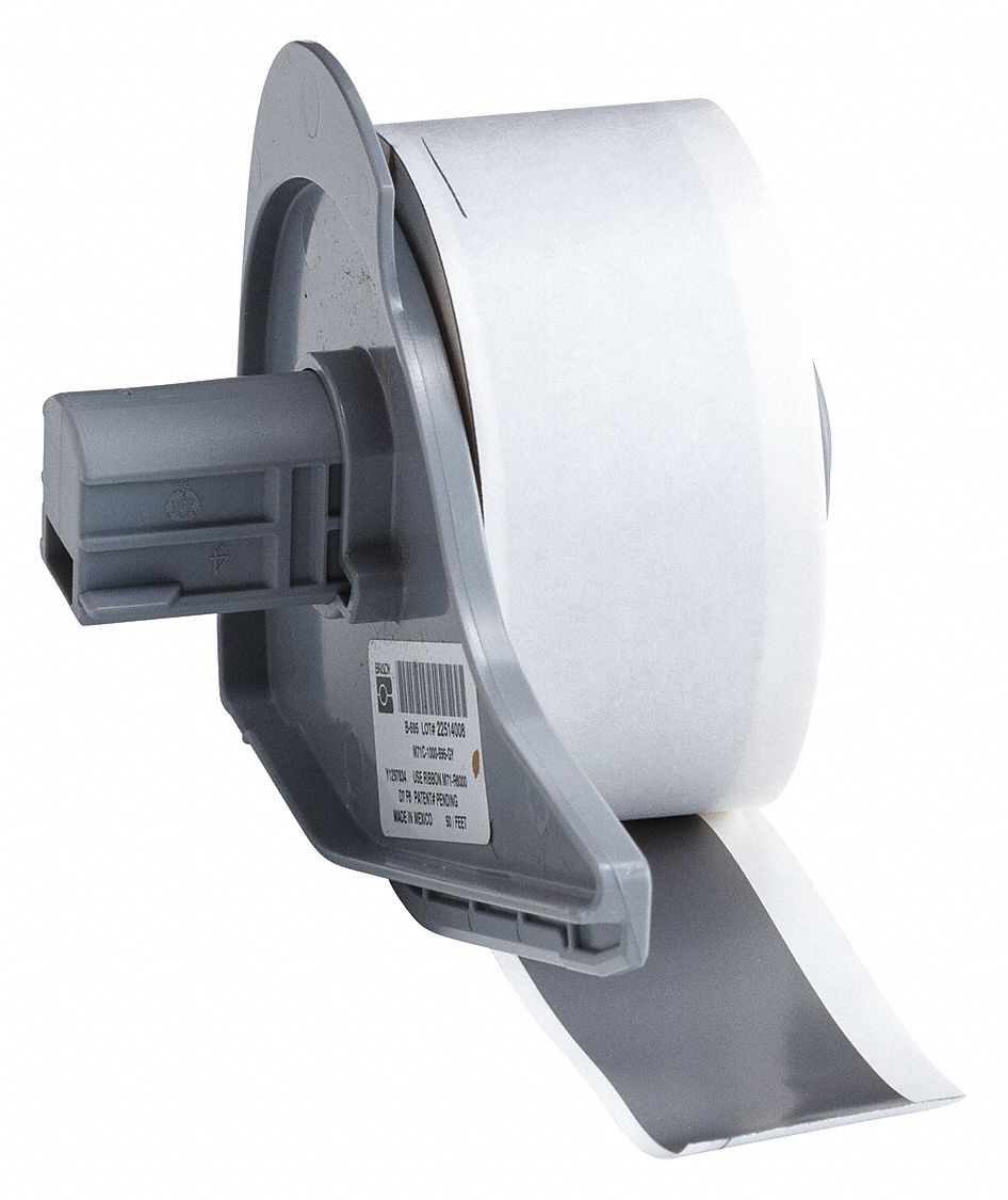 1 in x 50 ft, Vinyl, Continuous Label Roll - 5UCJ1|M71C-1000-595-GY ...