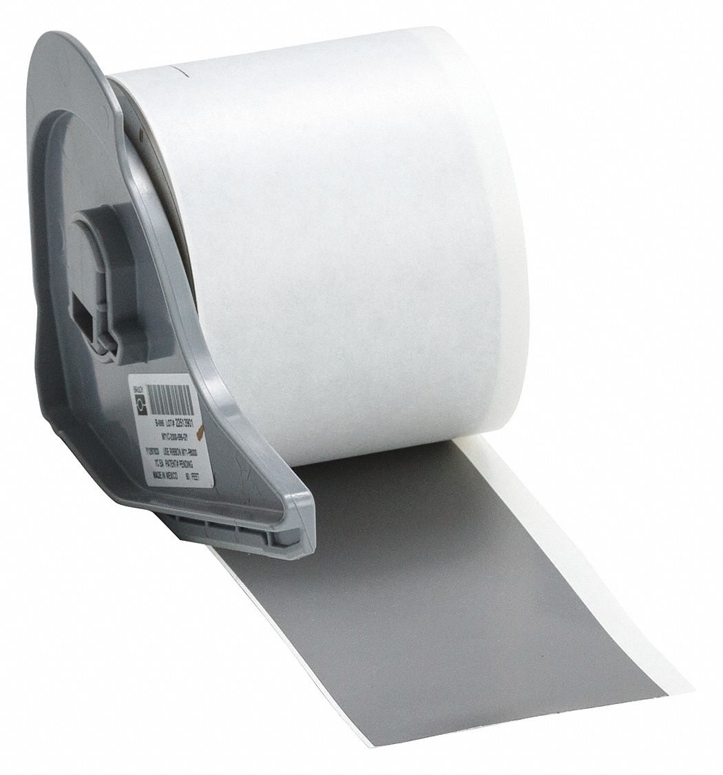 2 in x 50 ft, Vinyl, Continuous Label Roll - 5UCN4|M71C-2000-595-GY ...