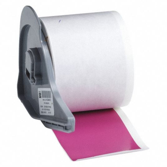 2 in x 50 ft, Vinyl, Continuous Label Roll - 5UCN9|M71C-2000-595-PL ...