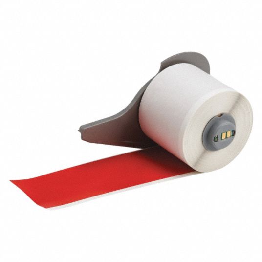 2 in x 50 ft, Vinyl, Continuous Label Stock - 5UCP0|M71C-2000-595-RD ...