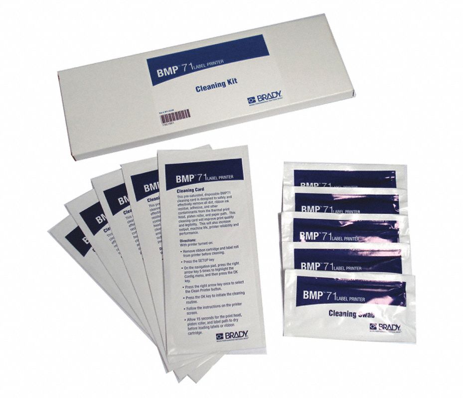 BRADY Kit de Limpieza p/Imp de Etiquetas BMP71 - Suministros para ...