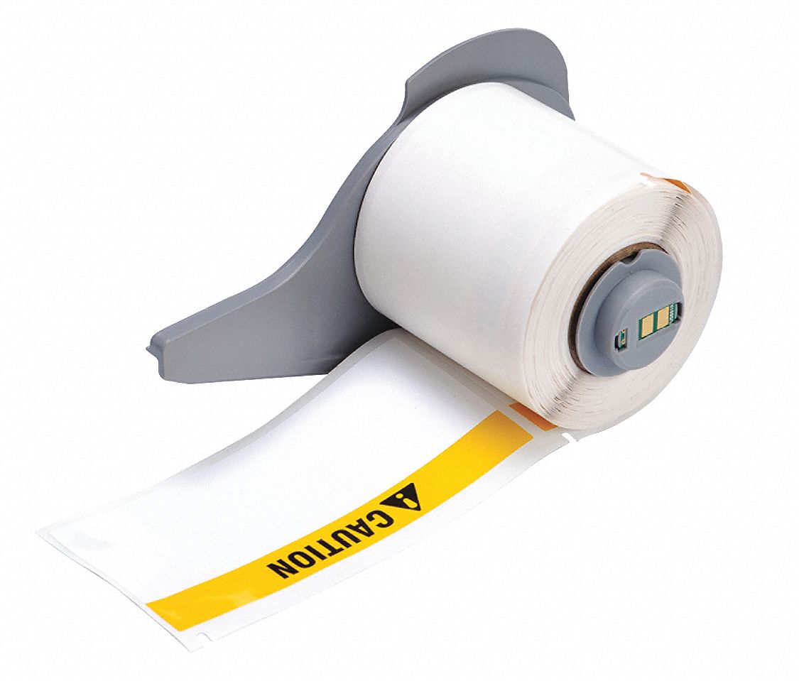 Caution, CAUTION Header, Pre-Cut Label Stock Roll - 5UCT2|M71-38-483 ...