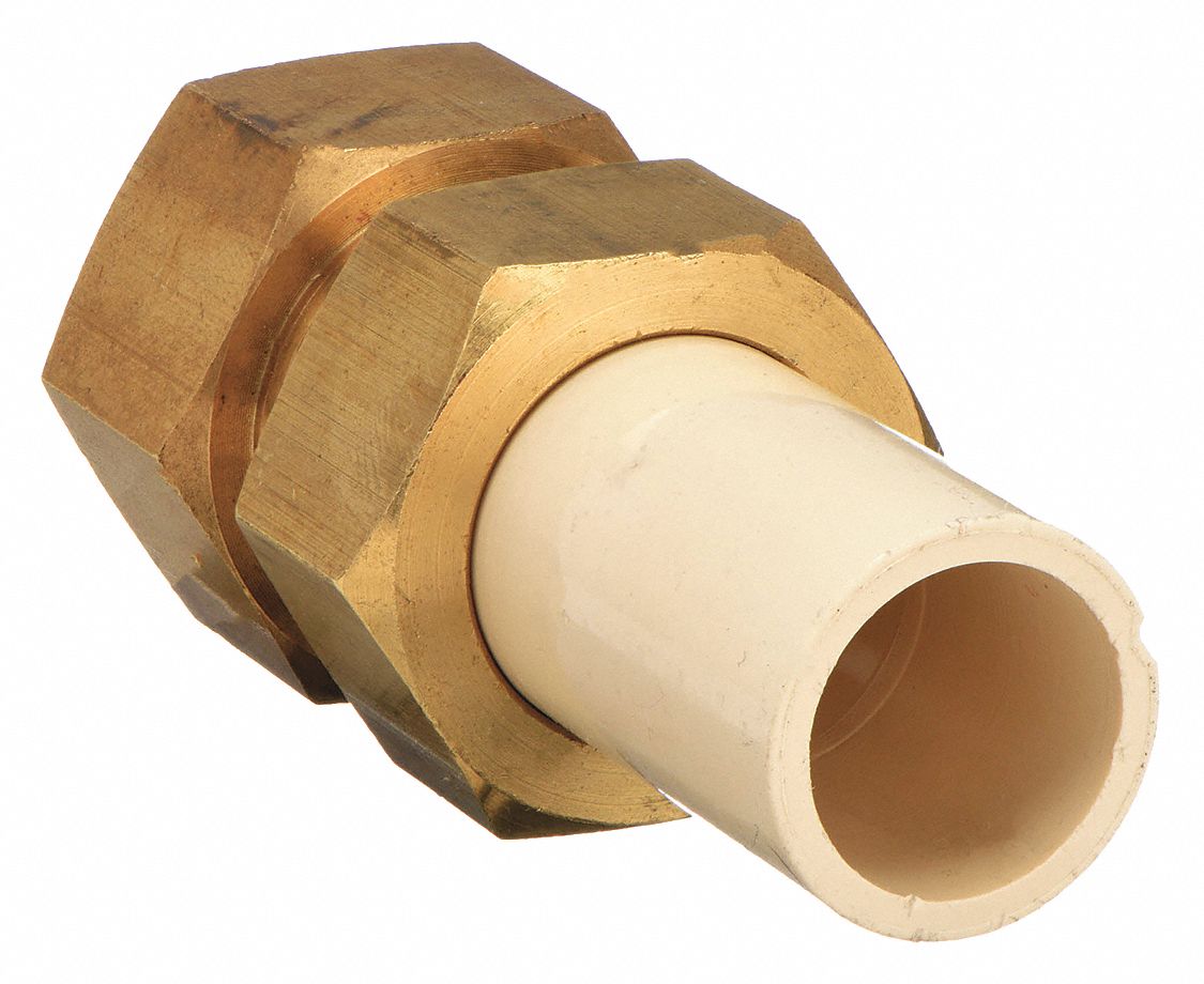 Brass, 3/4 in Metal Side Nominal Pipe Size, Transition Adapter - 5UED4 ...