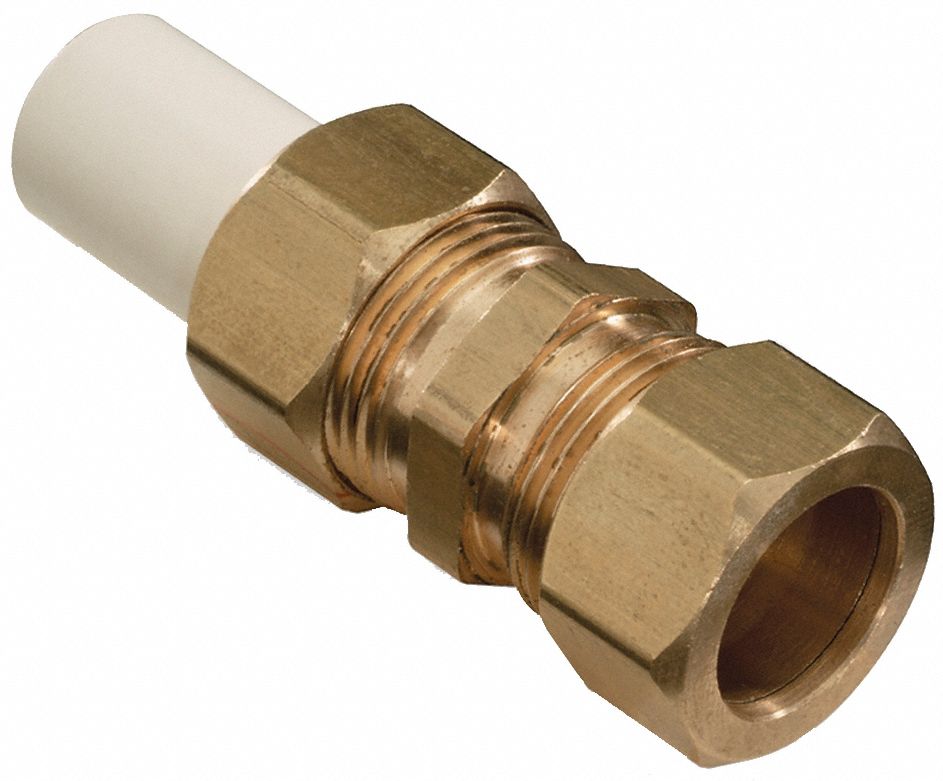 Brass, 3/4 in Metal Side Nominal Pipe Size, Transition Adapter - 5UED8 ...