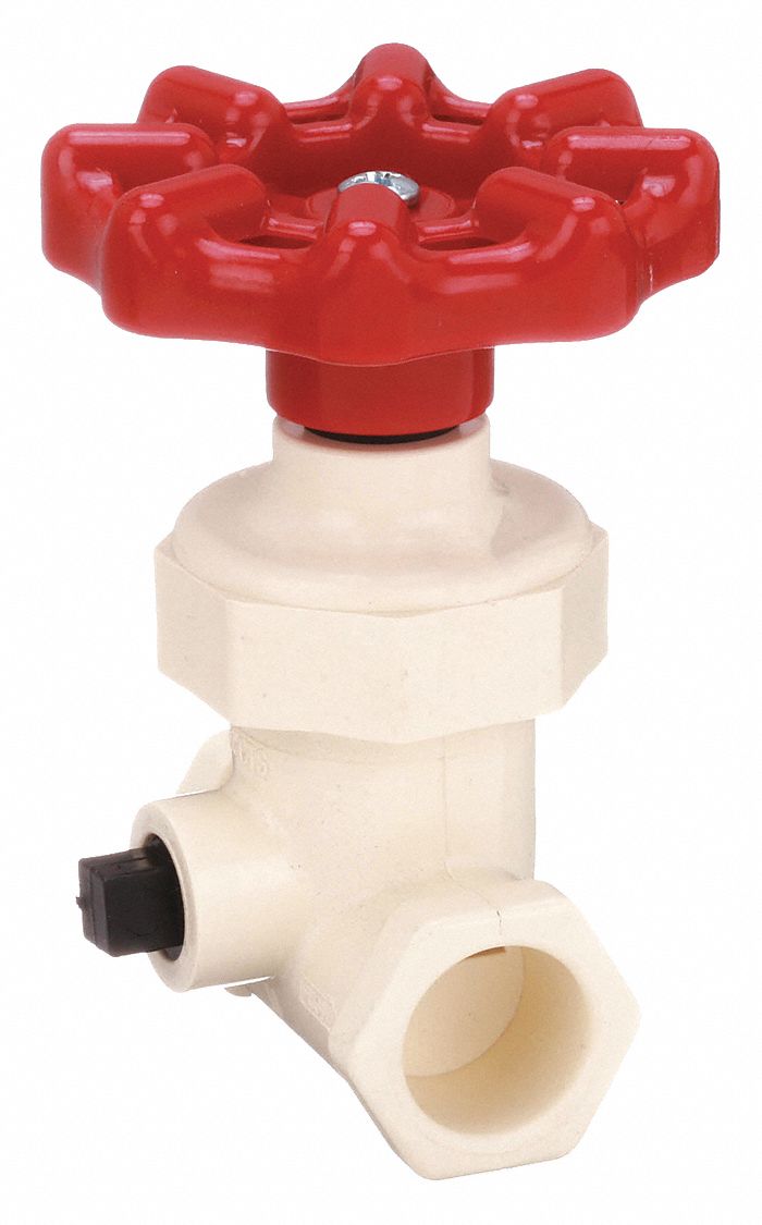 SPEARS, 1/2 in Pipe Size, Socket x Socket, Stop and Waste Valve - 5UED9 ...