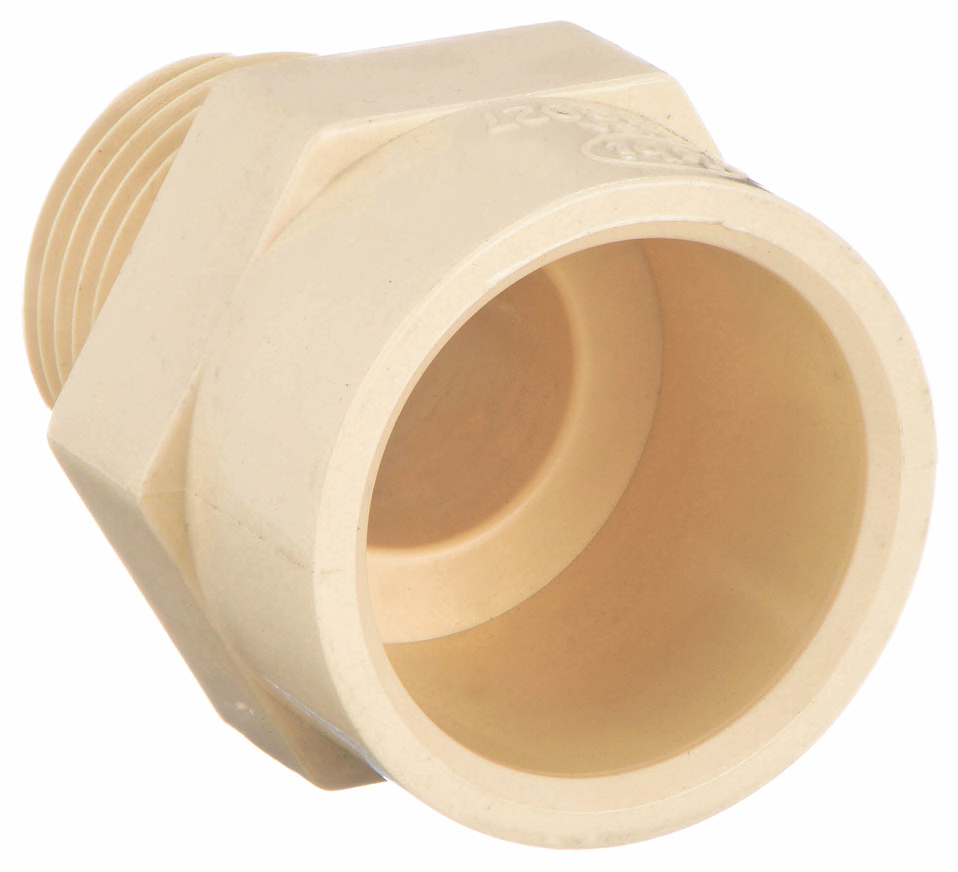 Cup/Threaded, 3/4 in Pipe x 1/2 in Pipe Size, Sweat Fitting Adapter ...