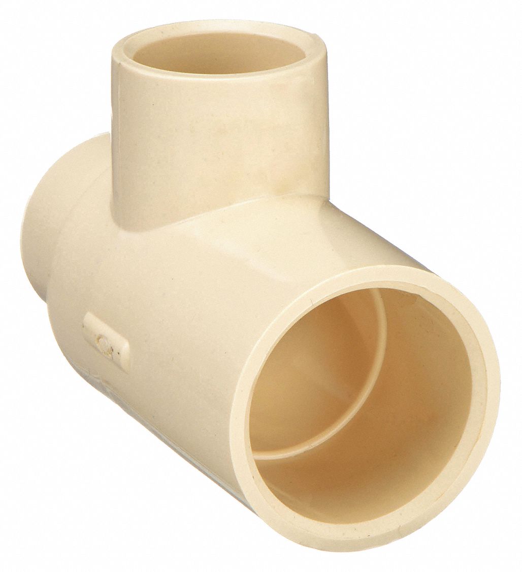 SPEARS REDUCING TEE,CPVC,40,3/4 X 1/2 X 1/2 IN. - Sweat Tees, Wyes, and ...