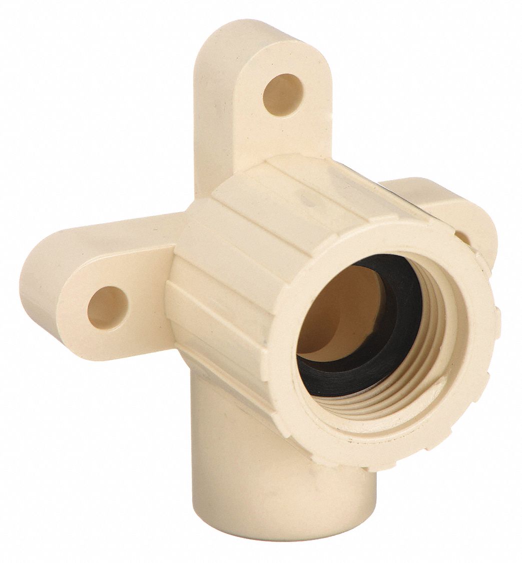 Cup/Threaded, 1/2 in CTS x 1/2 in Pipe Size, Sweat Fitting Elbow ...