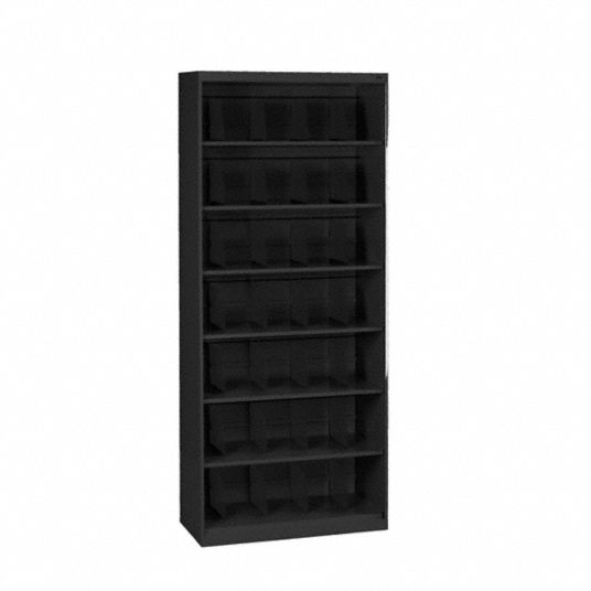 TENNSCO, Closed Back, 28 Dividers, Open-File Shelves - 5UEZ3|FS370BK ...