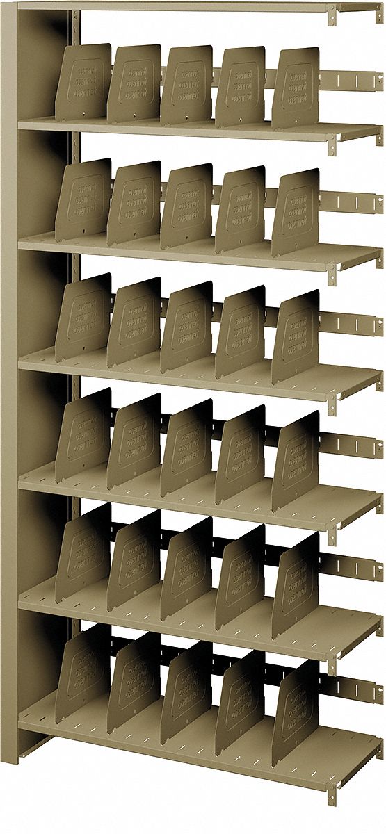 TENNSCO, Open Back, 30 Dividers, Add-On Open File Shelves - 5UFA3 ...