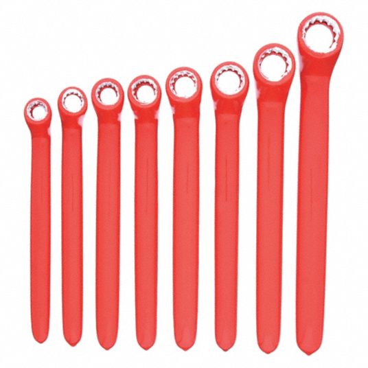 Box End Wrench Set, Insulated, Insulated Yes, 10 to 19 mm - Grainger