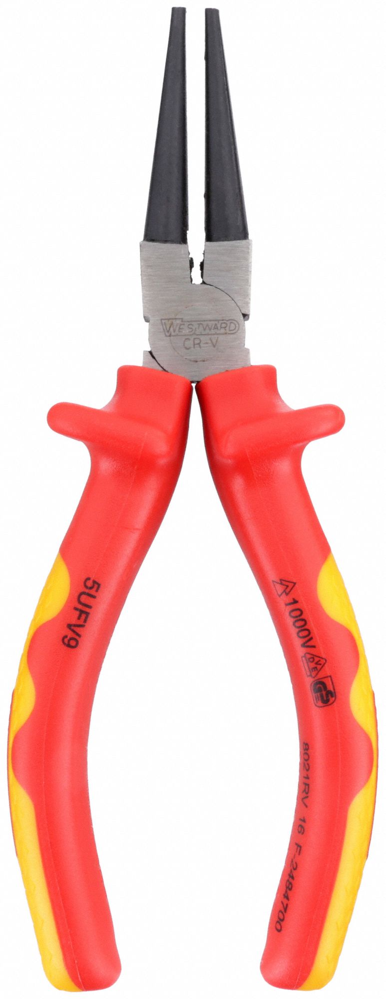 WESTWARD Pinza Punta Redonda,Long. 6-1/4",Acero - Pinzas Formadoras de ...