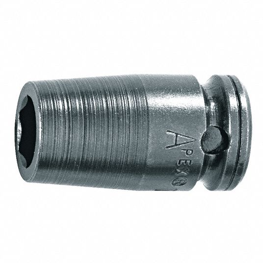 Impact Socket, Drive Type Square, Drive Size 1/4 in - Grainger