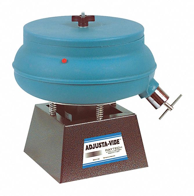 RAYTECH, 0.22 cu ft Capacity, Discharge Port/Drain Included, Vibratory ...