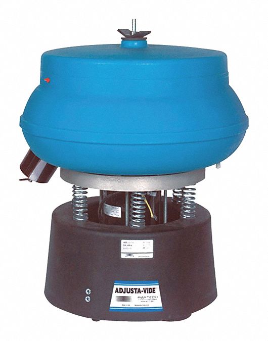 RAYTECH, 0.75 cu ft Capacity, Discharge Port Included, Vibratory ...