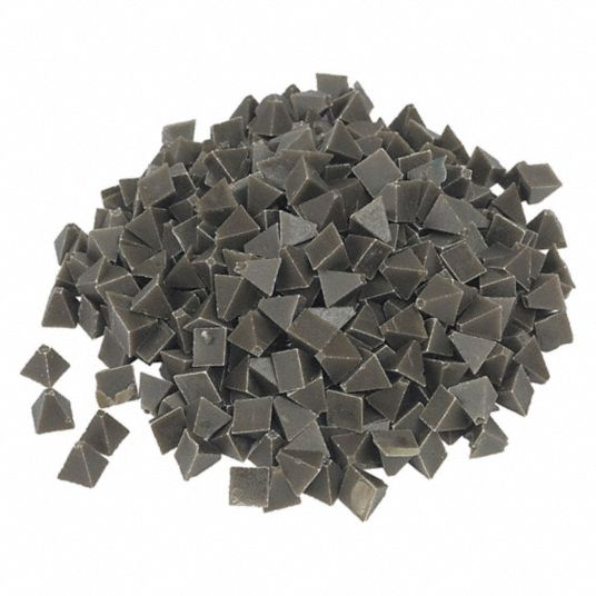 RAYTECH, Plastic, Medium Cut Pyramid, Finishing Media - 5UJY0|41-141 ...