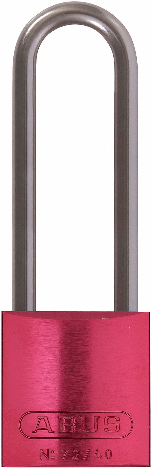 ABUS Candado de Bloqueo Rojo llaves Igual - Candados con Mecanismo de Bloqueo - 5UKL0 | 72 HB/40 ...