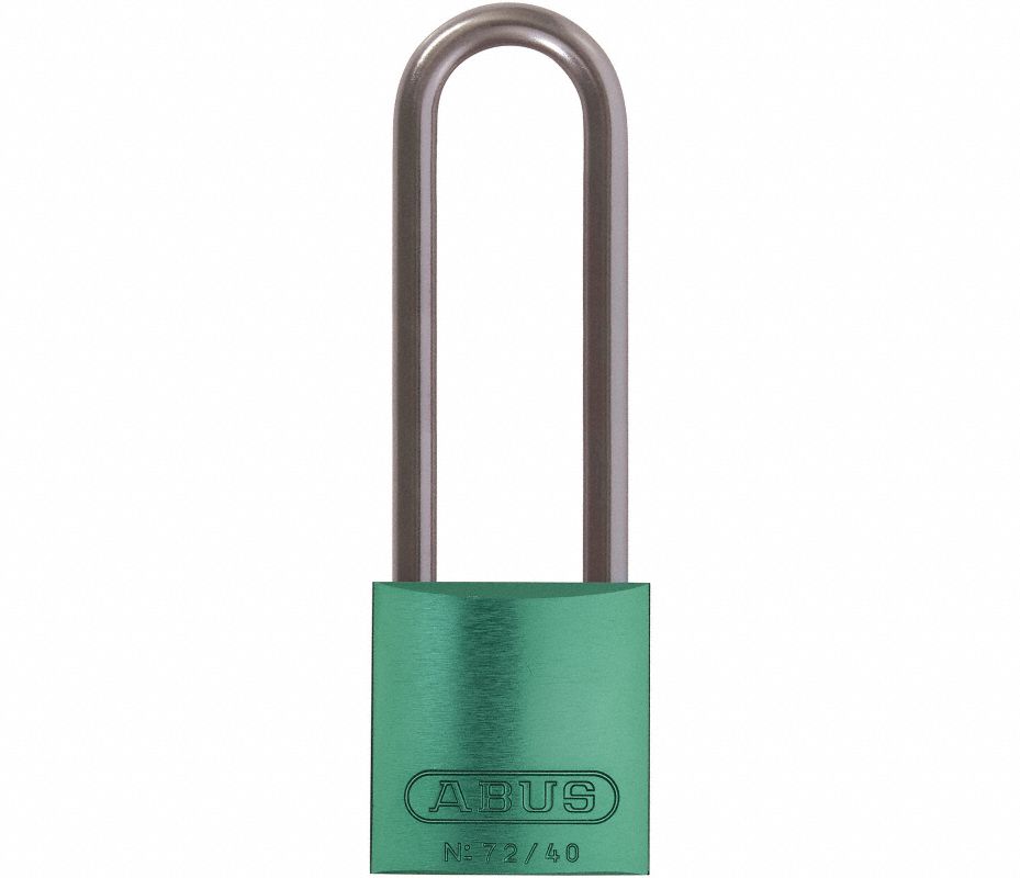 ABUS Candado de Bloqueo Verde llaves Diferente - Candados con Mecanismo de Bloqueo - 5UKL3 | 72 ...