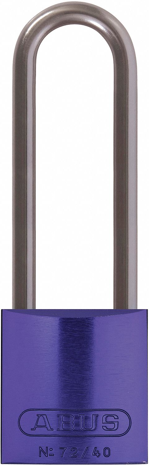 ABUS LOCKOUT PADLOCK,KA,PURPLE,1-1/2"H - Lockout Padlocks - WWG5UKN0 ...