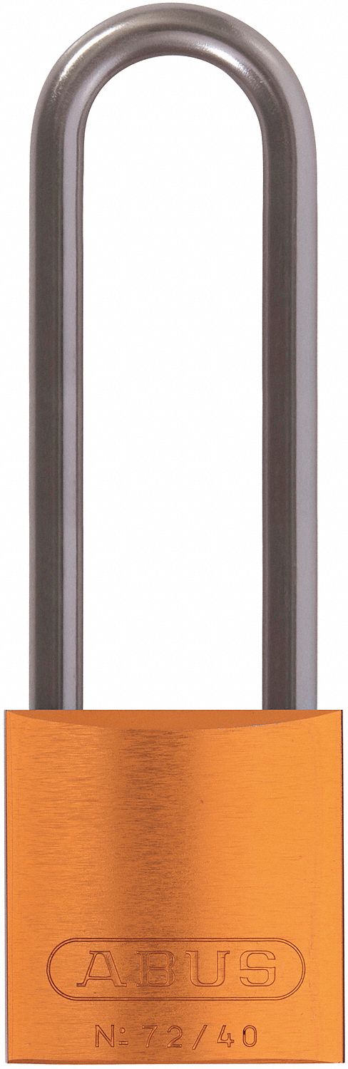 ABUS Candado de Bloqueo Naranja llaves Diferente - Candados con Mecanismo de Bloqueo - 5UKN1 ...