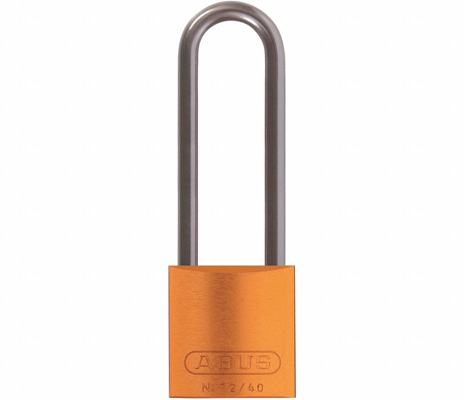 ABUS Candado de Bloqueo Naranja llaves Diferente - Candados con Mecanismo de Bloqueo - 5UKN1 ...