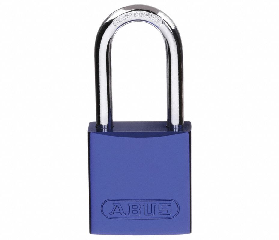 ABUS Candado de Bloqueo Azul llaves Igual - 5UKN8 | 72 HB/40-40 KA Blue - Grainger México