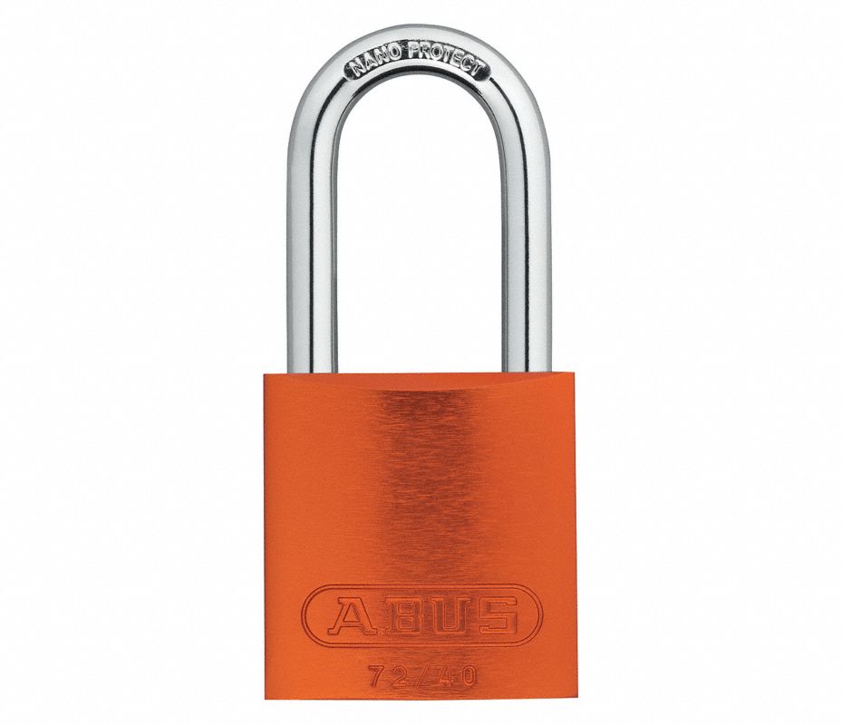 ABUS Candado de Bloqueo Naranja llaves Diferente - Candados con Mecanismo de Bloqueo - 5UKP7 ...