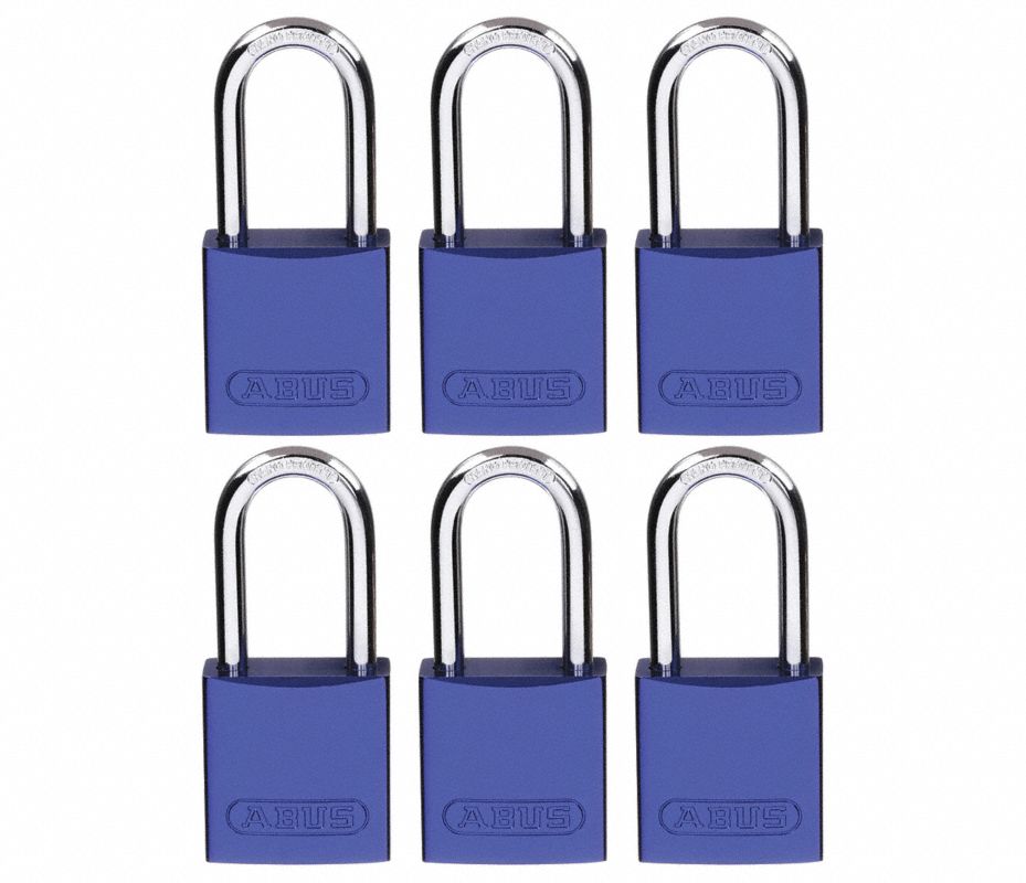 ABUS Candado de Bloqueo Azul llaves Igual - Candados con Mecanismo de Bloqueo - 5UKW4 | 72 HB/40 ...