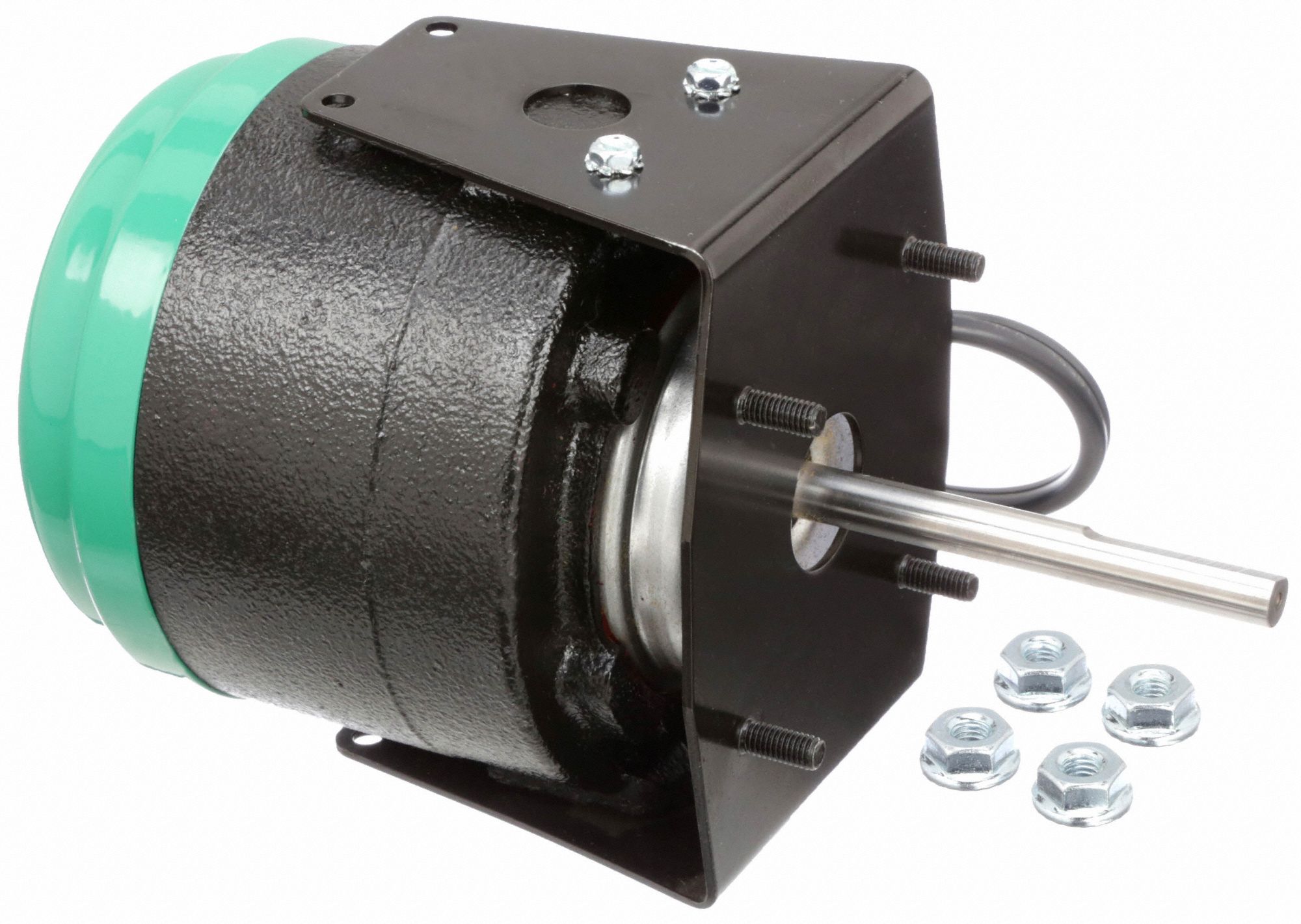 EM&S ECM Unit Bearing Motor: Cast Iron Frame, Stud Mounting, 100 W ...