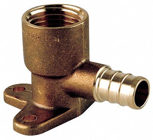 Drop Ear Elbow, 90°, Crimp x FNPT Connection Type, 1/2 in PEX Size ...