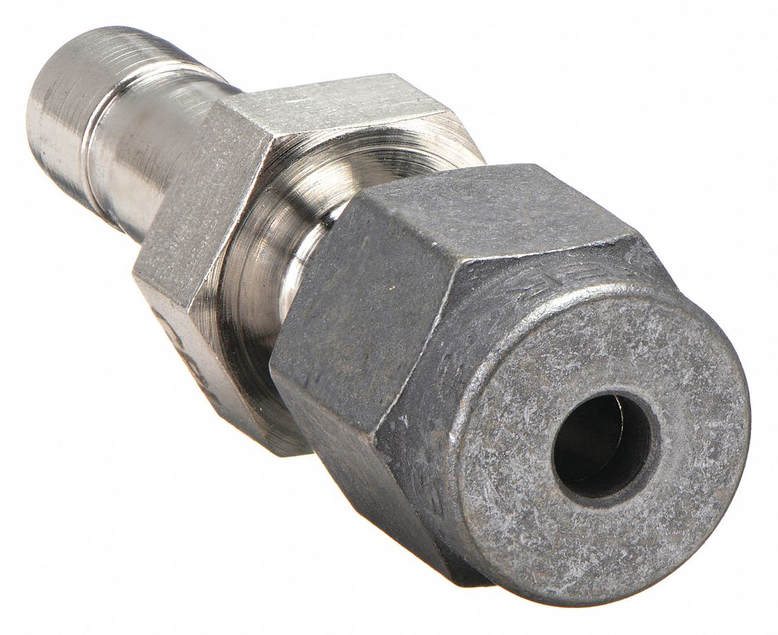 PARKER, 3/8 in OD x 1/2 in Pipe Fitting Size, Compression x MNPT ...