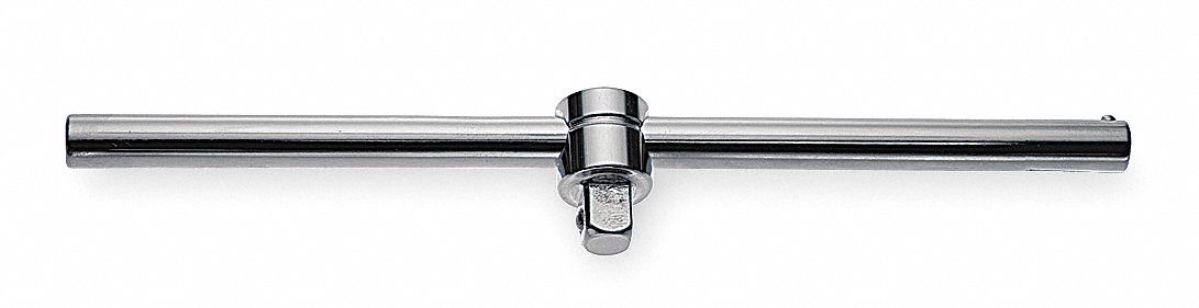 Sliding T-handle, Overall Length 8 in, Drive Size 3/8 in - Grainger