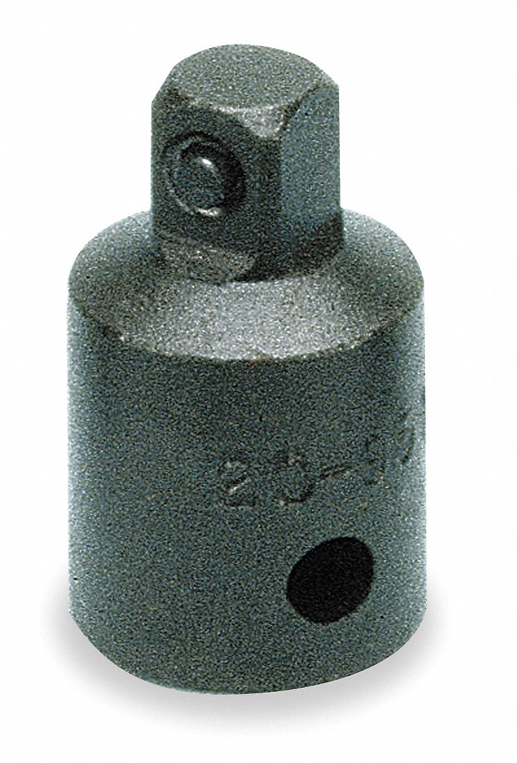 Socket Adapter, Overall Length 1.813 in, Drive Size 1/2 in - Grainger
