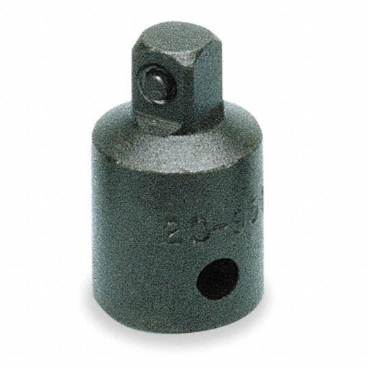Socket Adapter, Overall Length 1.813 in, Drive Size 1/2 in - Grainger
